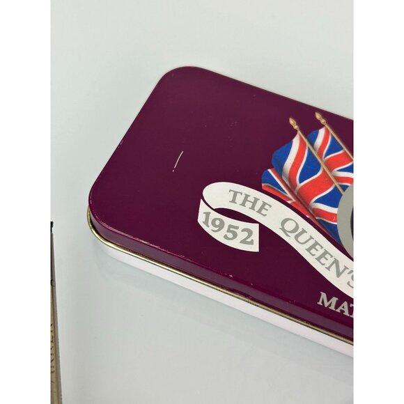 Helix | Office | 977 Queen Elizabeths Silver Jubilee Math Set Tin ...